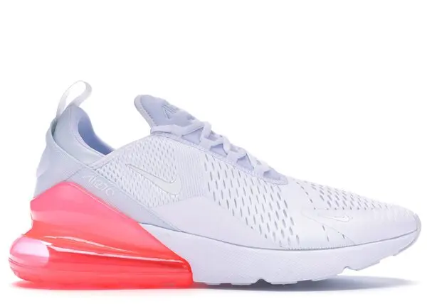 Nike Air Max 270 Sneakers - White/hot Punch
