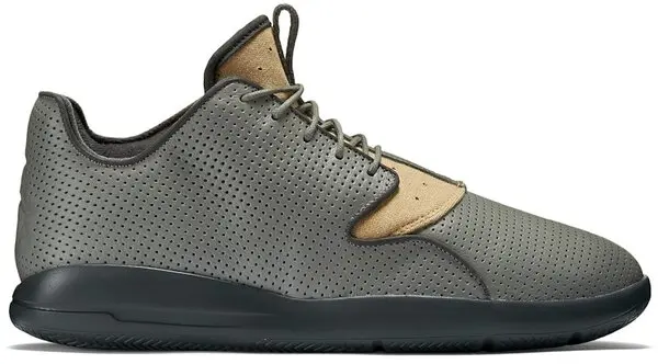 JORDAN Eclipse Leather Berlin Sneakers - Tumbled Grey/flat Gold/anthracite