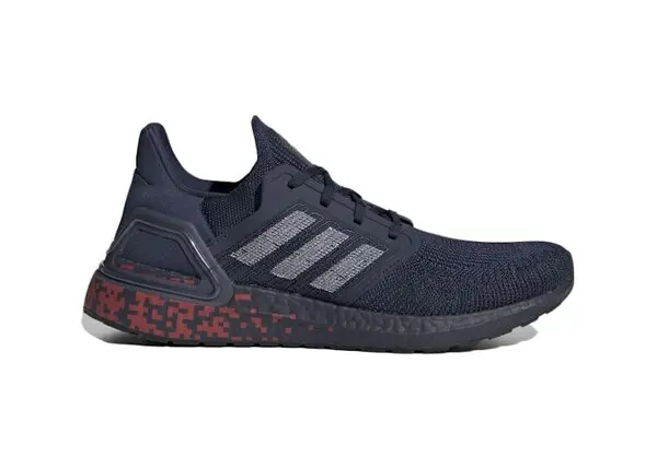 Adidas Ultra Boost 20 Collegiate Navy - Collegiate Navy Blue/cloud White/gold Metallic