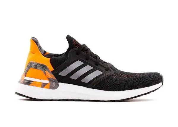 Adidas Ultra Boost 20 Sneakers - Core Black/grey Three/signal Orange