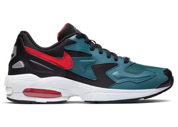 Nike Max 2 Light Sneakers - Black/teal/red
