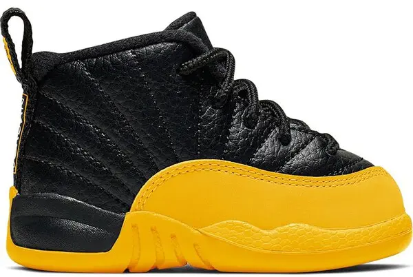 JORDAN 12 Retro Td - Black/university Gold