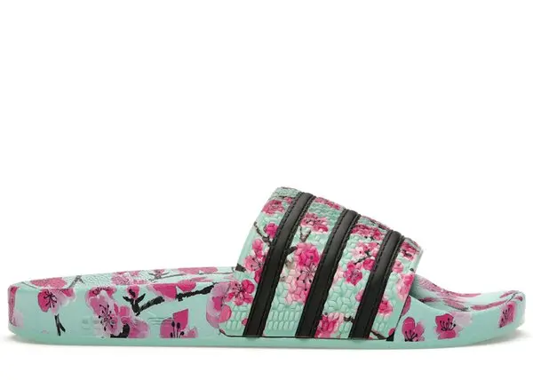 Adidas Adilette Arizona Green Tea Slides - Multicolor