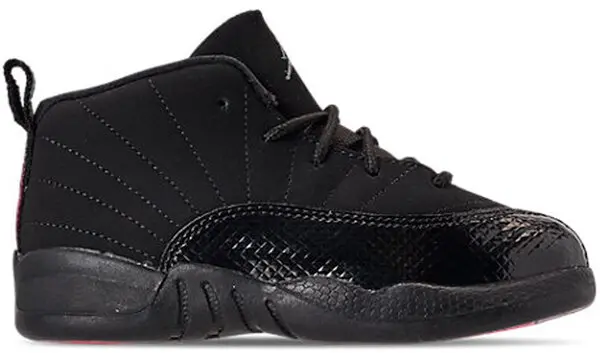 JORDAN 12 Retro Sneakers - Black/dark Grey/rush Pink