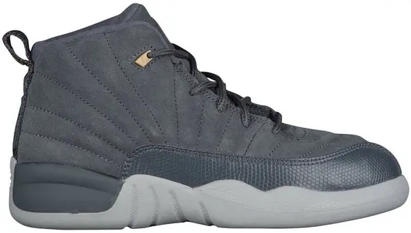 JORDAN 12 Retro High-top Sneakers - Dark Grey/wolf Grey