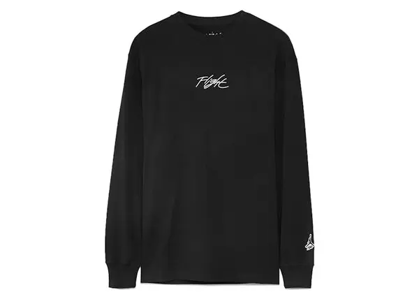 Nike Jordan Flight Essentials Long Sleeve Tee Shirt - Black