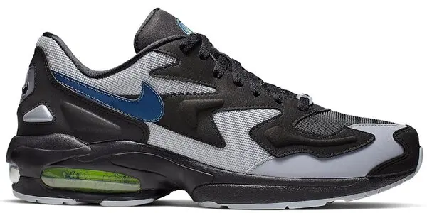 Nike Air Max2 Light Sneakers - Black/thunderstorm/wolf Grey