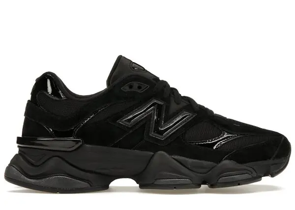 NEW BALANCE 9060 Triple Patent Sneakers - Black
