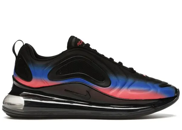 Nike Air Max 720 Sneakers - Black/flash Crimson/racer Blue