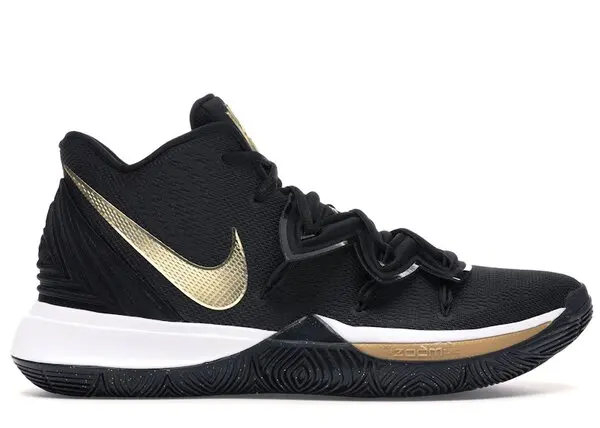 Nike Kyrie 5 Sneakers - Black/metallic Gold/white