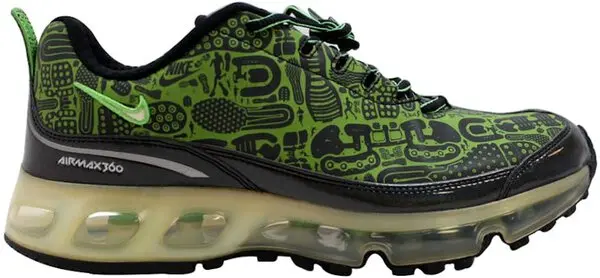 Nike Air Max 360 Rejuvenation Sneakers - Black/green Bean/white