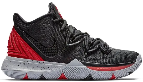 Nike Kyrie 5 Bred Sneakers - University Red/black/pure Platinum