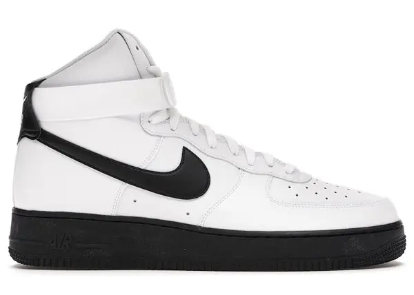 Nike Force 1 High Top Sneakers - White/black