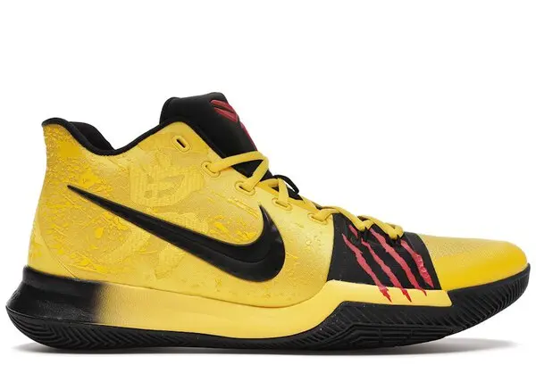Nike Kyrie 3 Mamba Mentality Bruce Lee Sneakers - Tour Yellow/black