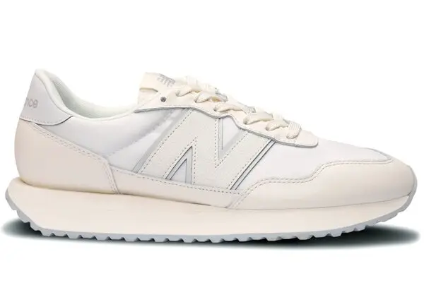 NEW BALANCE 237 Lace-up Sneakers - White/grey