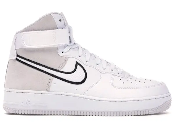 Nike Air Force 1 High Top Sneakers - White/vast Grey/black