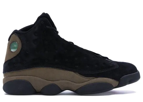 JORDAN Retro Olive Sneakers - Black/true Red/light Olive