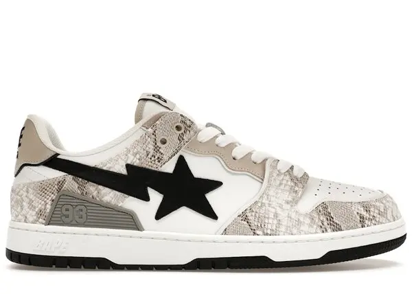 BAPE A Bathing Ape Sk8 Sta #1 Sneakers - Beige