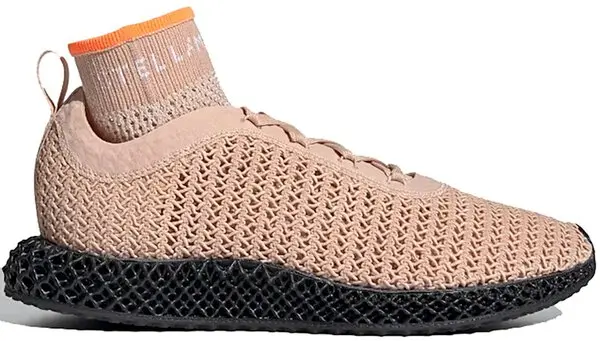 Adidas Alphaedge 4d Stella Mccartney Sneakers - Soft Powder/signal Orange/cloud White