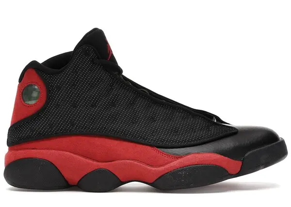JORDAN Retro Bred High-top Sneakers - Black/true Red/white