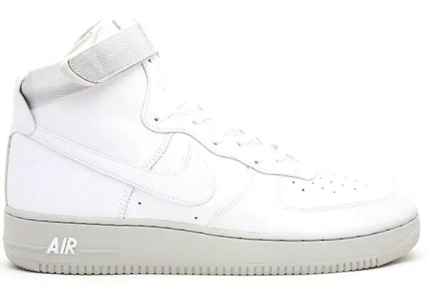 Nike Air Force 1 High-top Sneakers - White/neutral Grey