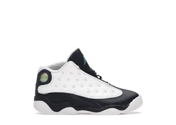 JORDAN 13 Retro Powder Blue Toddler Shoe - White/obsidian/dark Powder Blue
