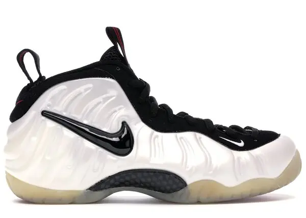 Nike Foamposite Pro Sneakers - White/black/true Red