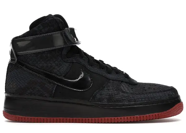 Nike Force 1 High-top Sneakers - Black/varsity Red