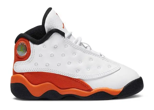 JORDAN 13 Retro Toddler Sneakers - White/starfish