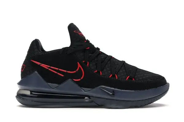 Nike Lebron 17 Low - Black/university Red/dark Grey