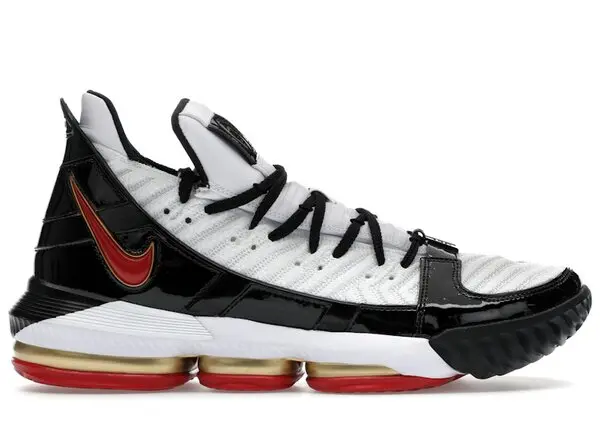 Nike Lebron 16 Remix Sneakers - White/black/metallic Gold