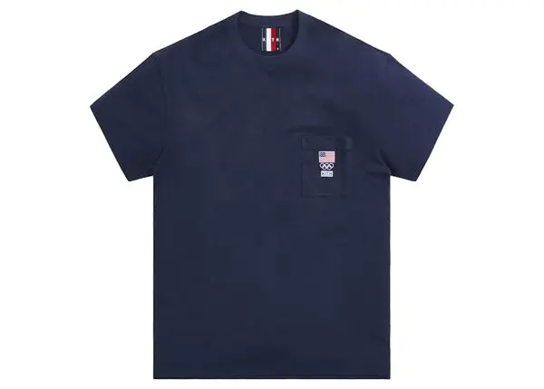 Kith For Team Usa Pocket Tee Shirt - Nocturnal
