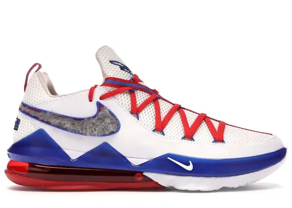 Nike Lebron Low Tune Squad Sneakers - White/university Red