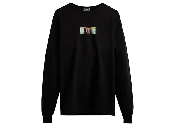 Kith Delphine Desane Classic Logo Long Sleeve Tee Shirt - Black