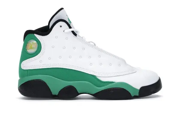 JORDAN Retro Sneakers - White/lucky Green