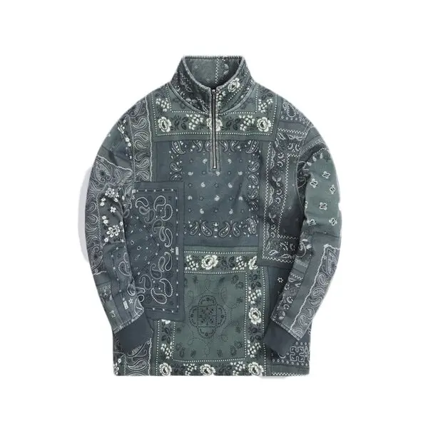 Kith Deconstructed Bandana Quarter Zip - Stadium