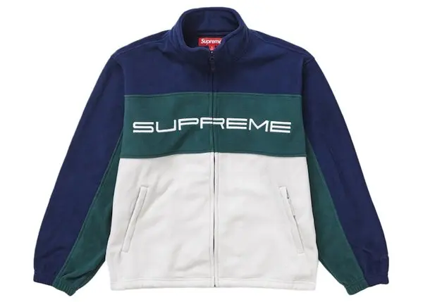 Supreme Polartec Zip Jacket - Navy Blue
