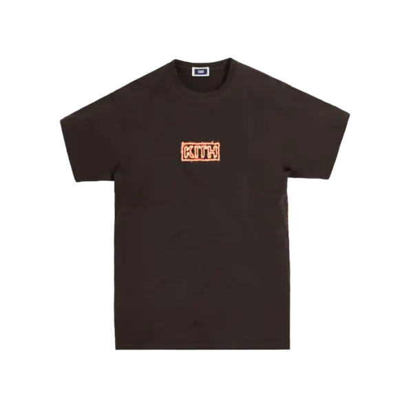 Kith Flame Tee Shirt - Espresso