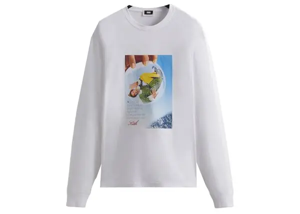Kith Elf Snow Globe Long Sleeve Tee Shirt - White