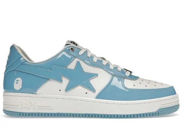 BAPE A Bathing Ape Sta Low Sneakers - Blue/white