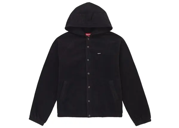 Supreme Polartec Hooded Raglan Jacket - Black