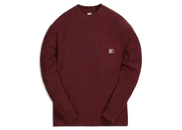 Kith For Russell Athletic Quinn Long Sleeve Tee Shirt - Magma