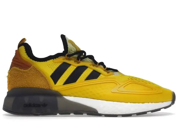 Adidas Zx 2k Boost Ninja Time Sneakers - Yellow/legacy Gold/tech Copper