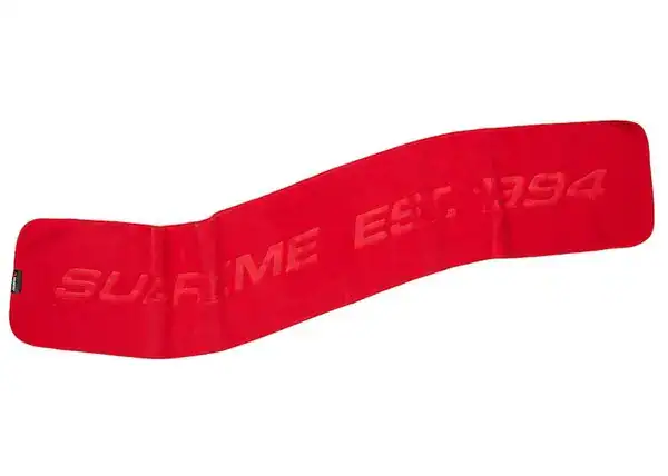 Supreme Polartec Scarf - Red | Editorialist