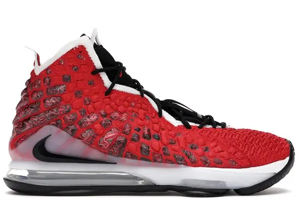 Nike Lebron 17 Uptempo Sneakers - University Red/white/black