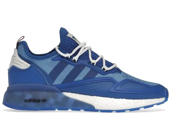 Adidas Zx 2k Boost Ninja Time Sneakers - Blue/cloud White/collegiate Green