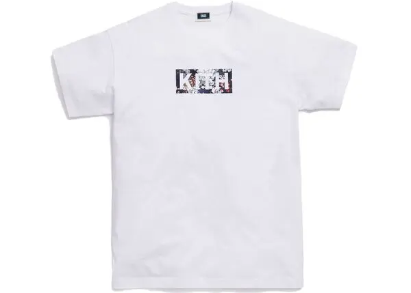 Kith Floral Classic Logo Tee Shirt - White