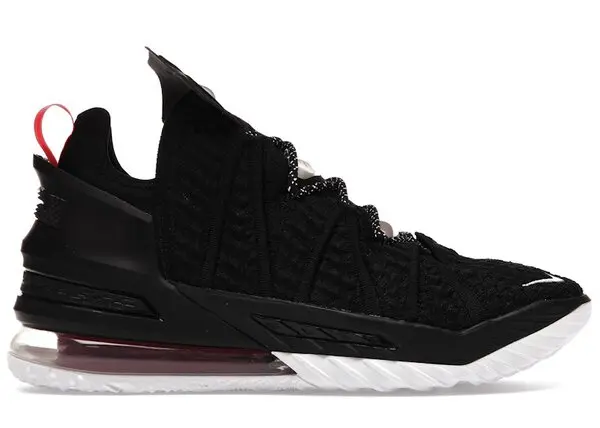 Nike Lebron 18 Bred Sneakers - Black/white/university Red