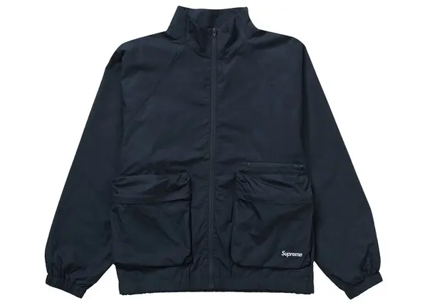 Supreme Raglan Utility Jacket - Navy | Editorialist