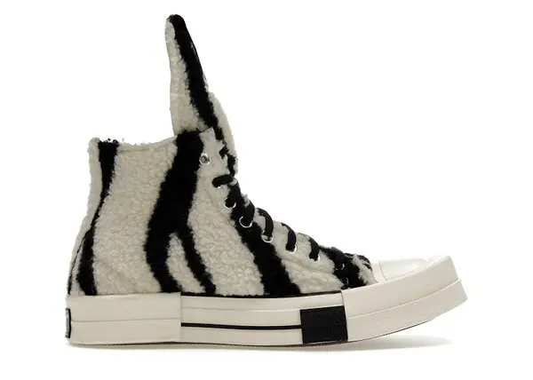 CONVERSE Turbodrk Chuck Taylor All Star 70 Hi Drkshdw Sherpa Zebra Print